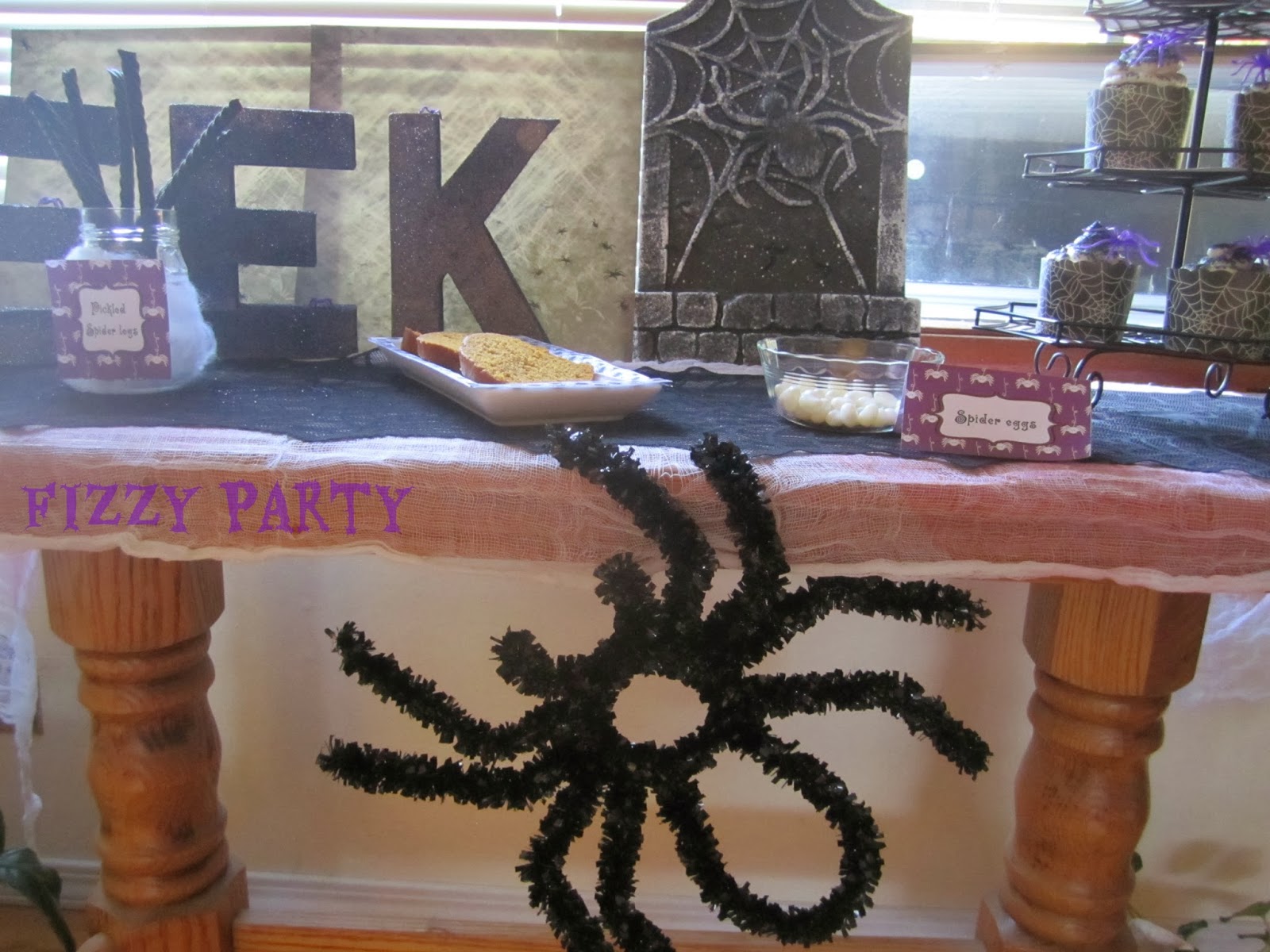 Fizzy Party: Spider Party Desserts