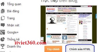 cài đặt - install template cho blogger - thay đổi giao diện