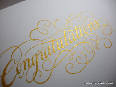 Simplicity by Lateblossom: A Lovely Gold Ink