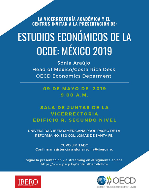 Orgullo Ibero: Estudios económicos de la OCDE: México 2019
