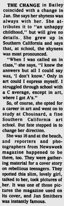 Zebradelic: Jan Smithers gets some more press