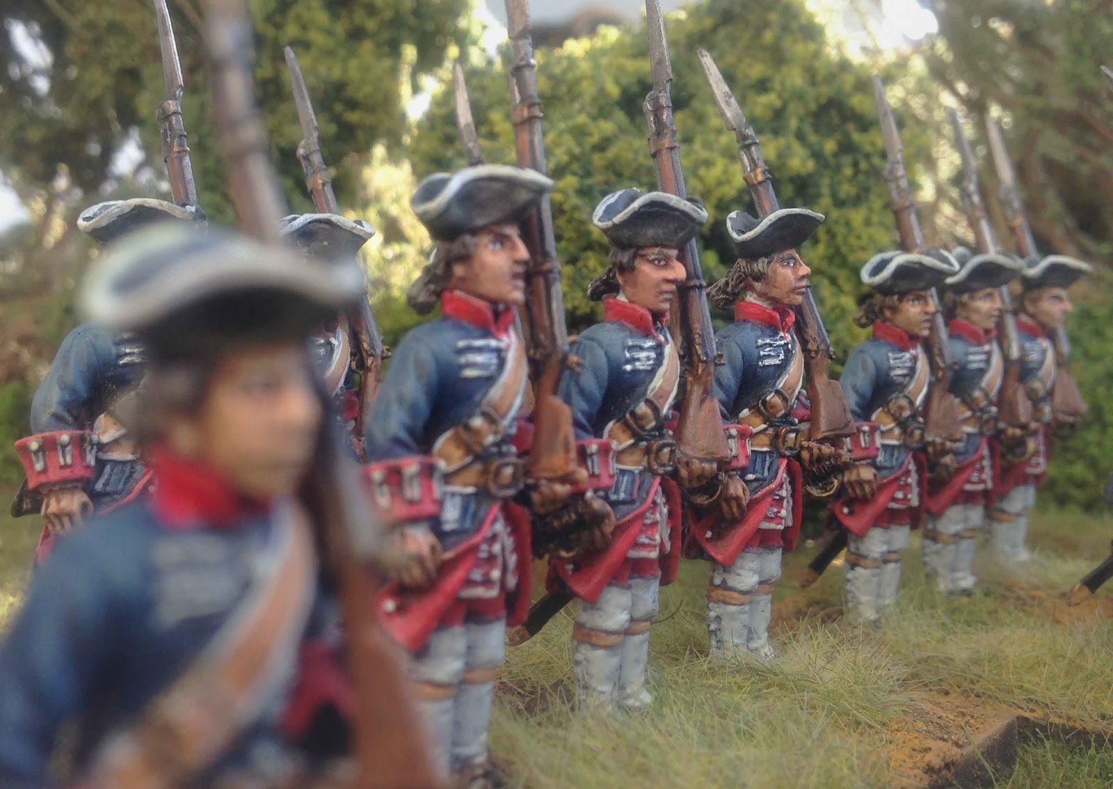 Scheck´s Zinnsoldatenkriege: Gardes françaises and their grumpy general