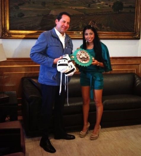 El mexiquense Hoy: La boxeadora Jessica Chávez Valencia candidata del PANAL