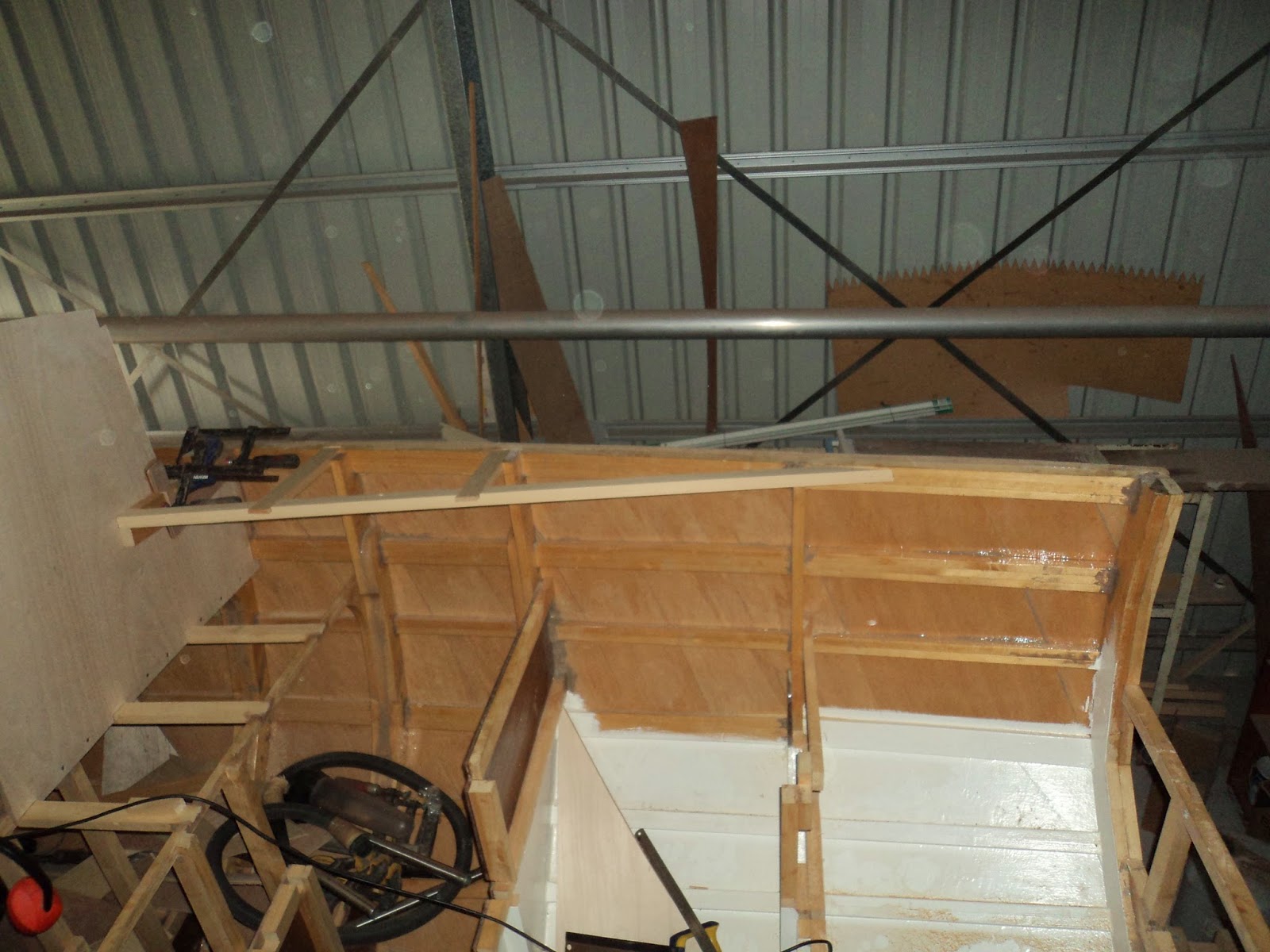 Sundowner Build: First deck layer done, second started