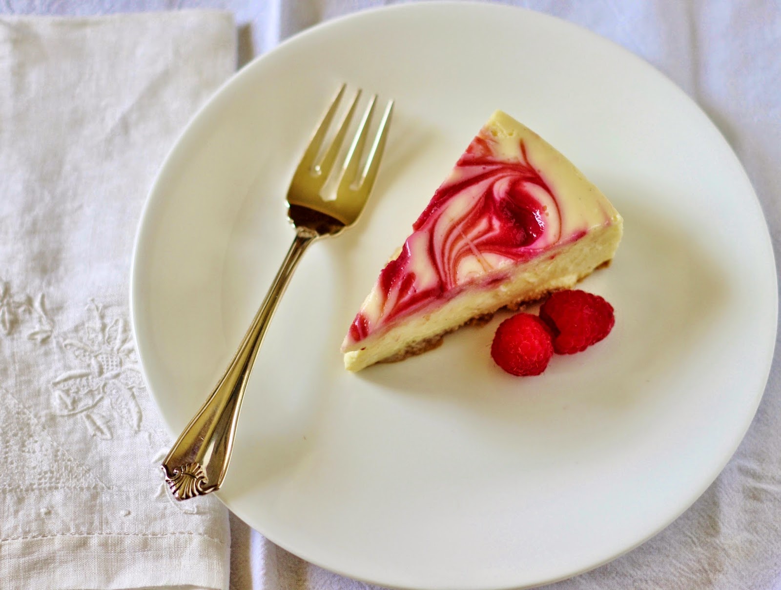 Sage Trifle: Raspberry Swirl Cheesecake