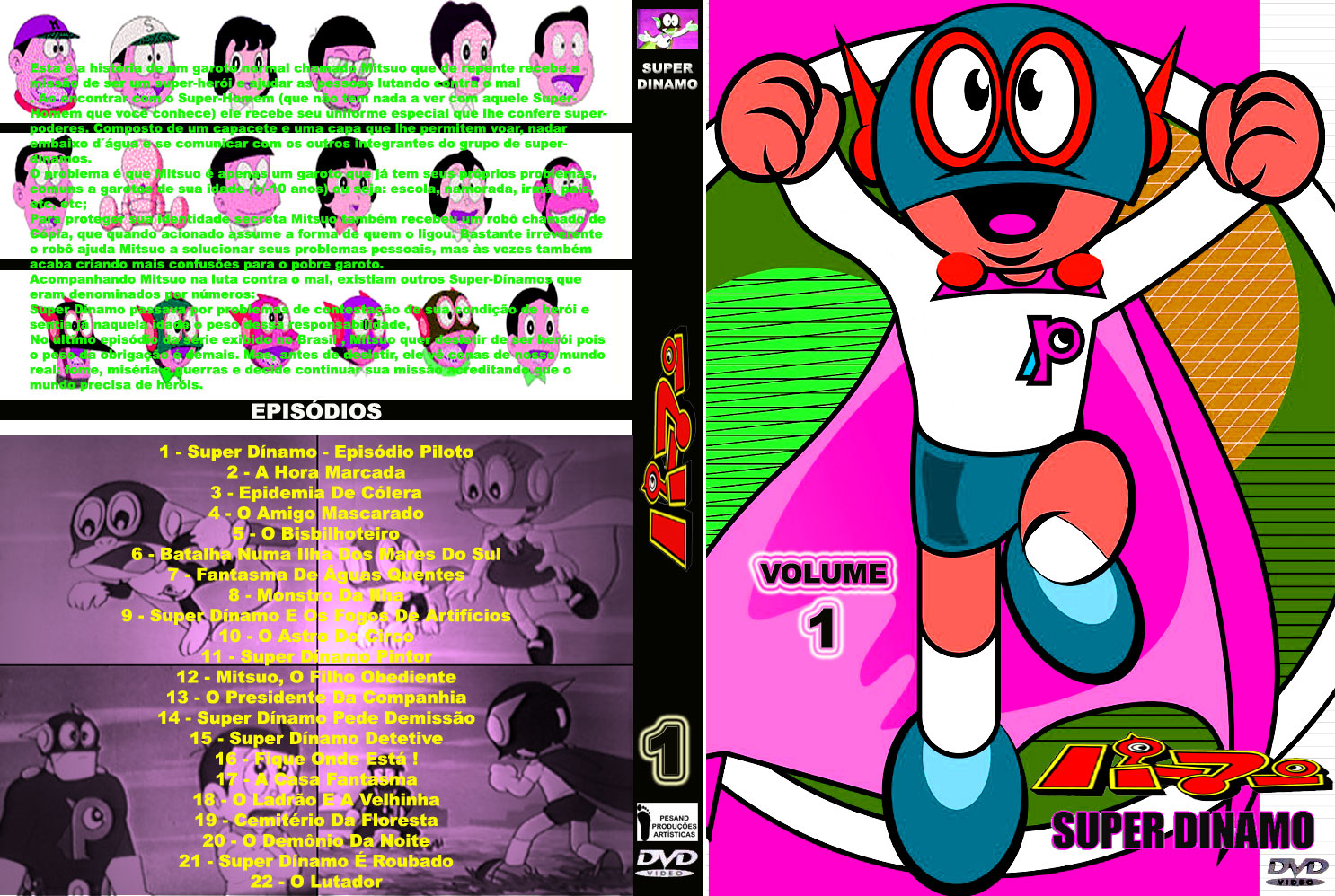 CAPAS EM SÉRIE: CAPAS DVD SUPER DINAMO