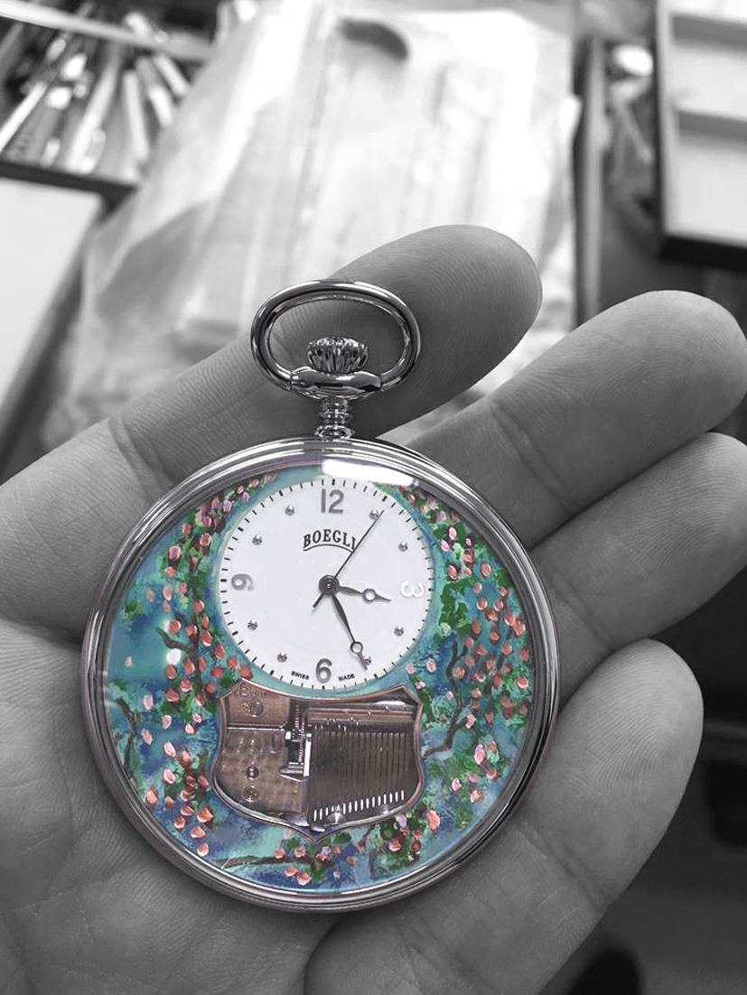 TIMOTHY JOHN : BOEGLI WATCHES - Hand painted dials