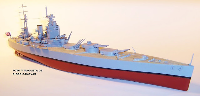 Maquetasdiego: 🛳👉 HMS RODNEY | ACORAZADO CLASE NELSON | ROYAL NAVY ...
