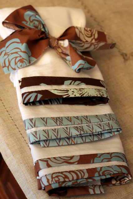 SewChic: Bound Edged Tea Towel Tutorial