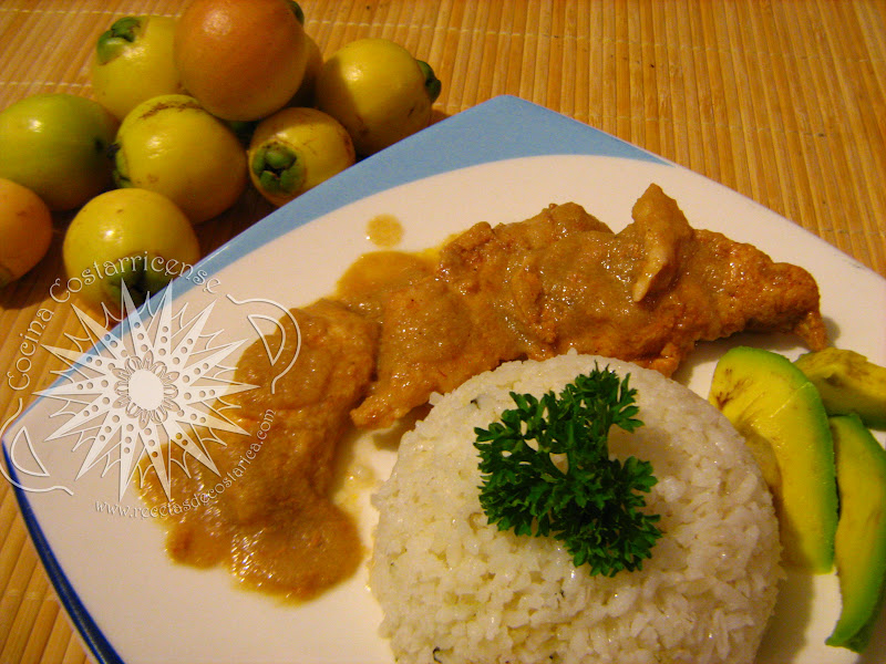 Cocina Costarricense: pollo con salsa manzana rosa