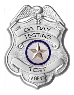 Testing badges we used on our QA Day
