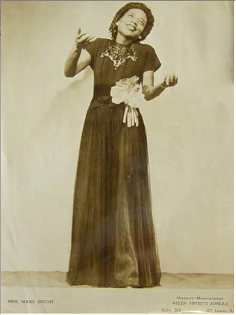 FROM THE VAULTS: Marie Knight born 1 June 1925