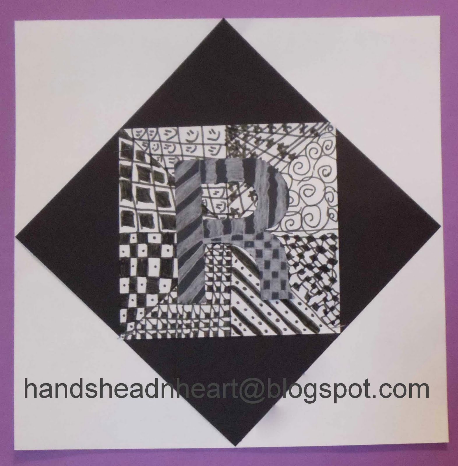 Hands, Head 'n Heart in the Artroom: Zentangles for 4th Graders