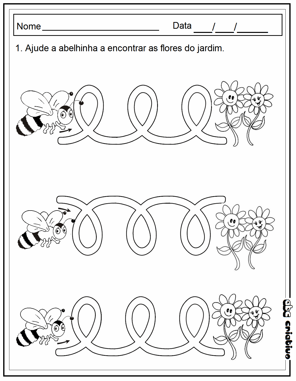 Atividades De CoordenaÇÃo Motora Dos Numerais De 1 A 10