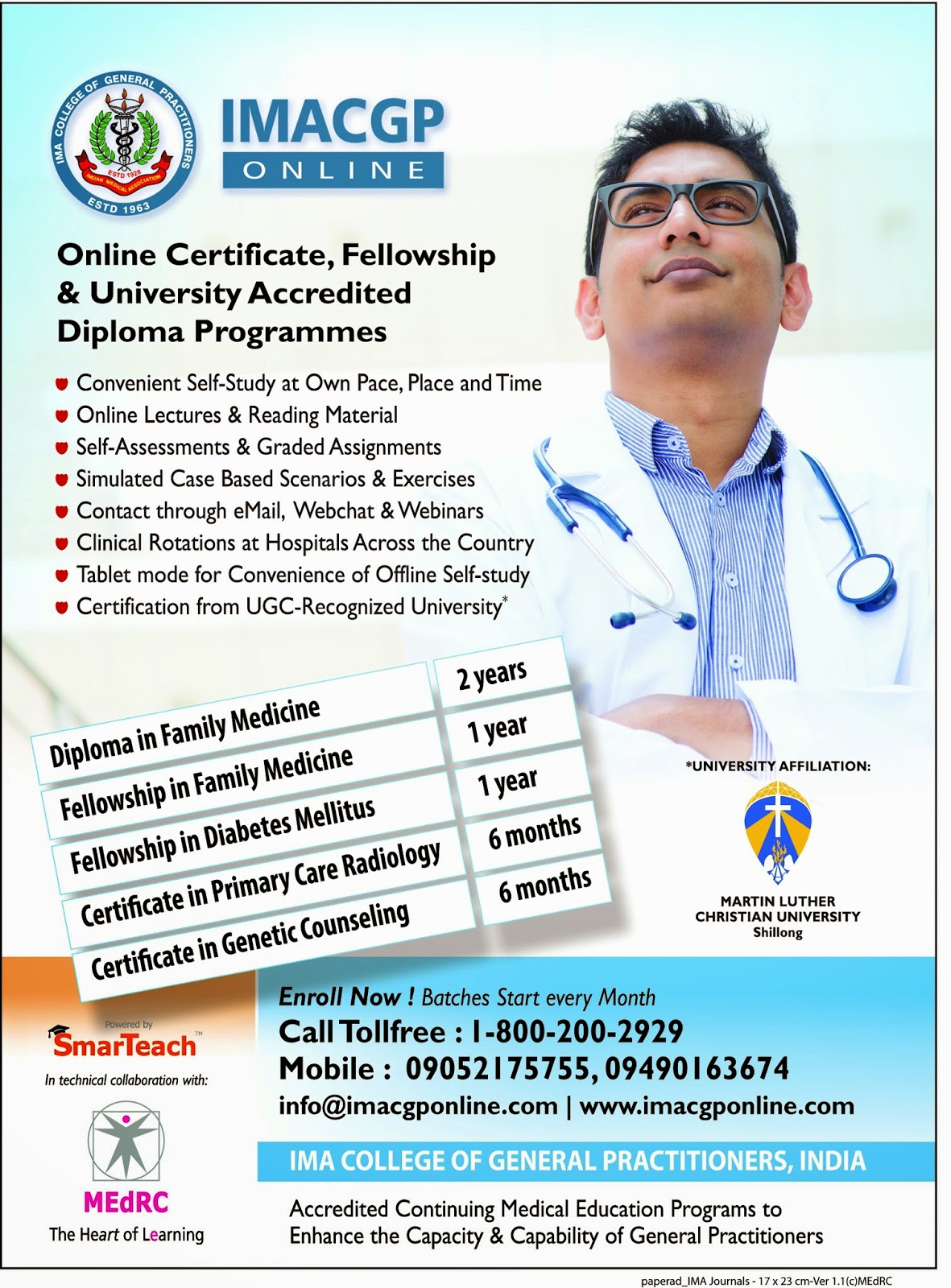 IMA CGP Online courses