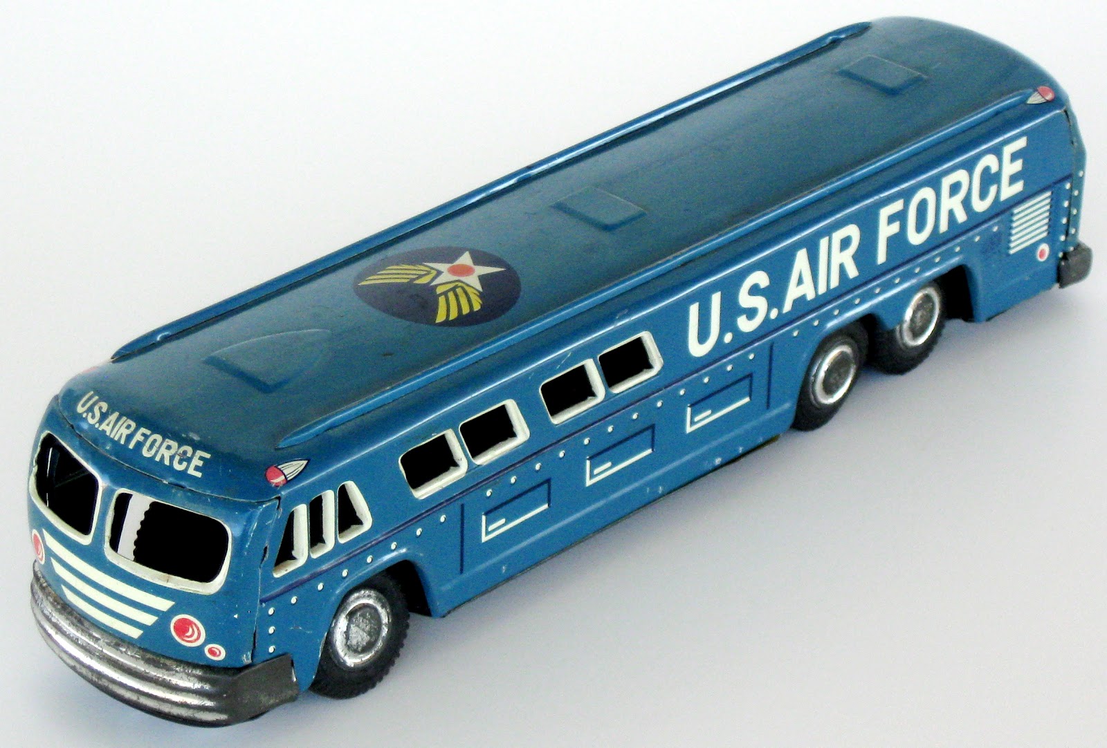 Toys and Stuff: Toei - Japan Tin-litho U.S. Air Force Bus