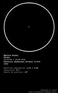 Dibujando el cosmos: Épsilon Persei
