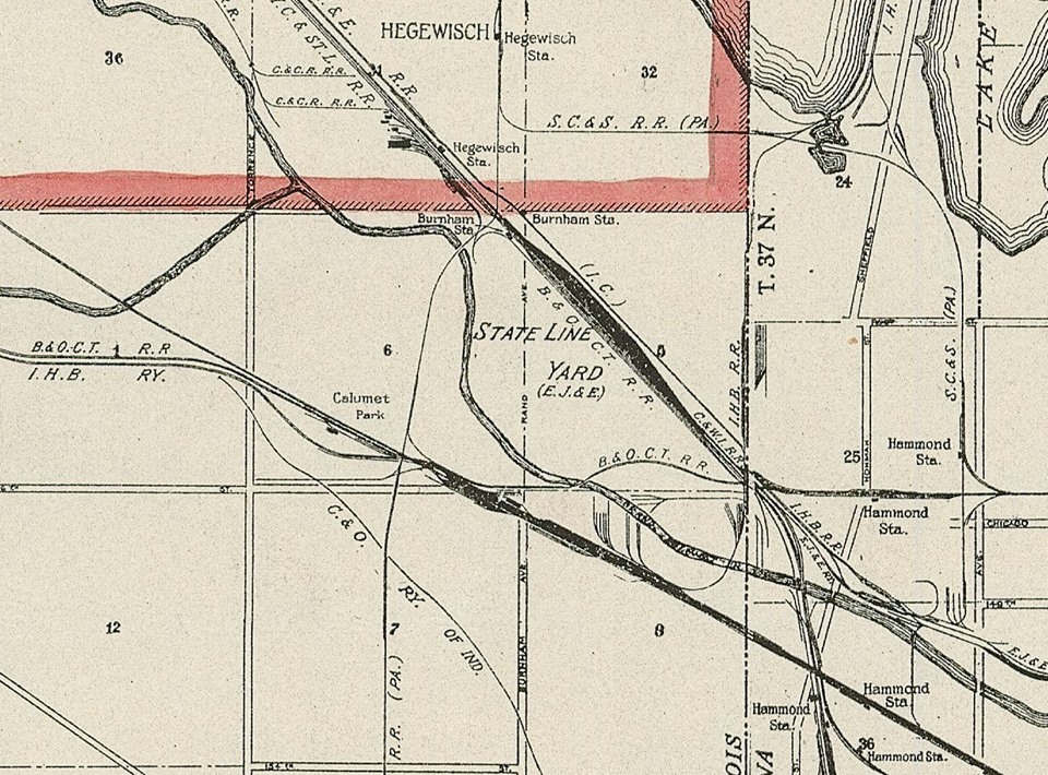 Industrial History: 1897 State Line Tower: IHB vs CSS+C&WI+NKP vs BOCT ...