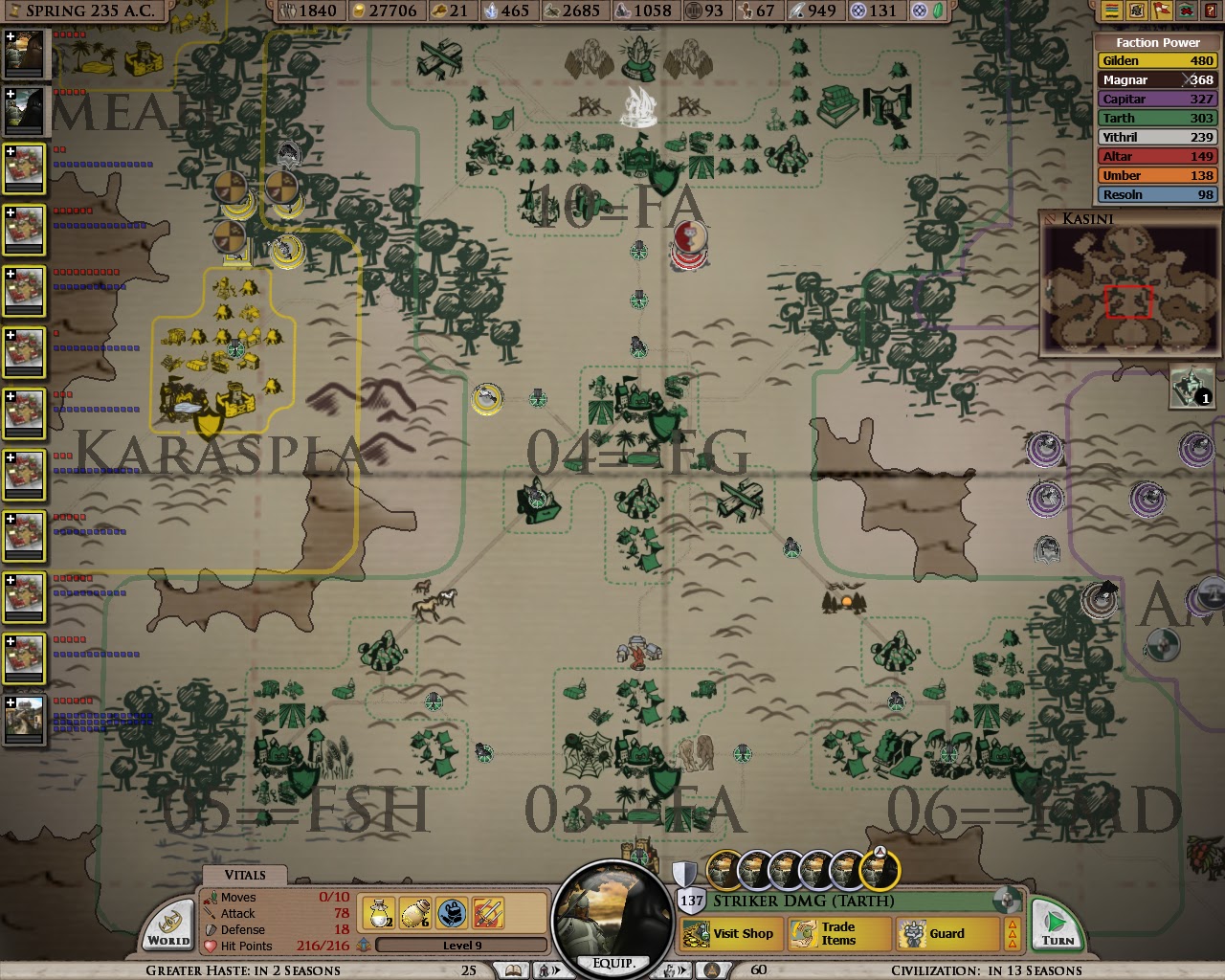 The Best Games Ever: Elemental: War of Magic - Hub Map