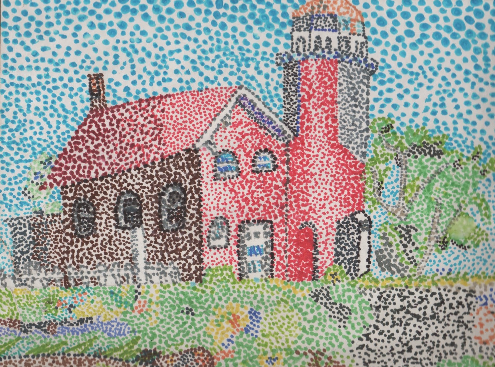 Cualquiera Puede Dibujar: Puntillismo