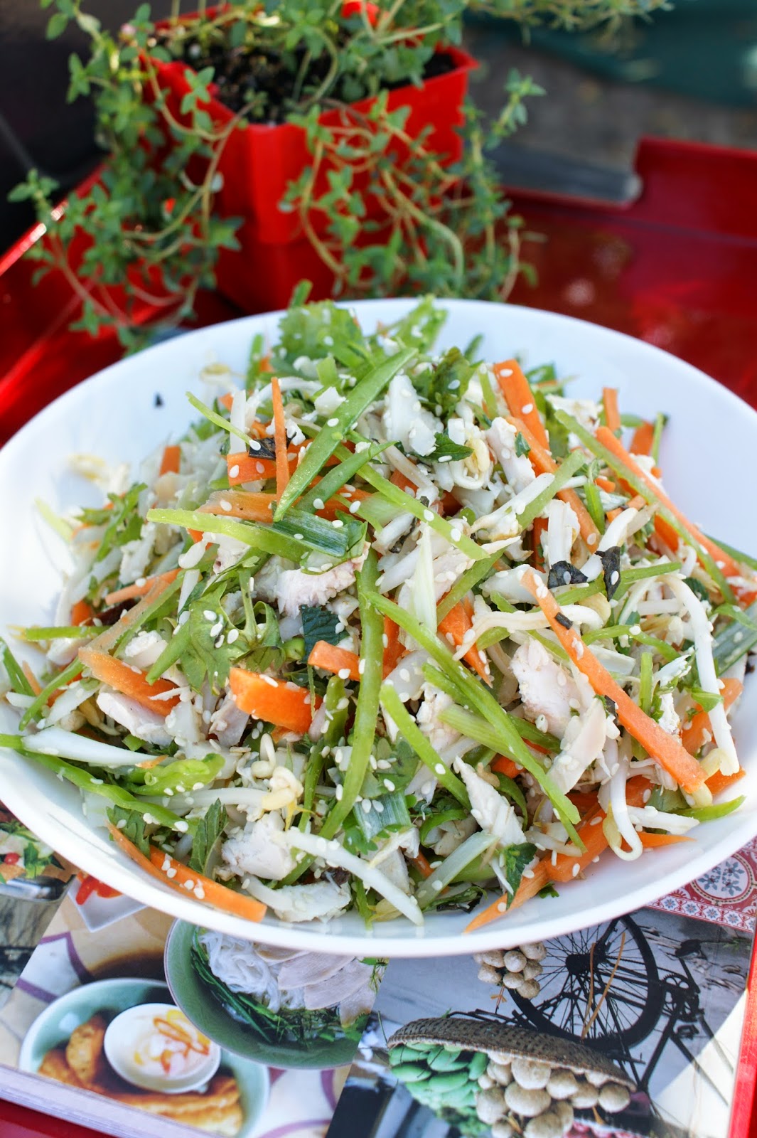 Blueberry Girl : Nom Ngo Sen (Lotus Root Salad)