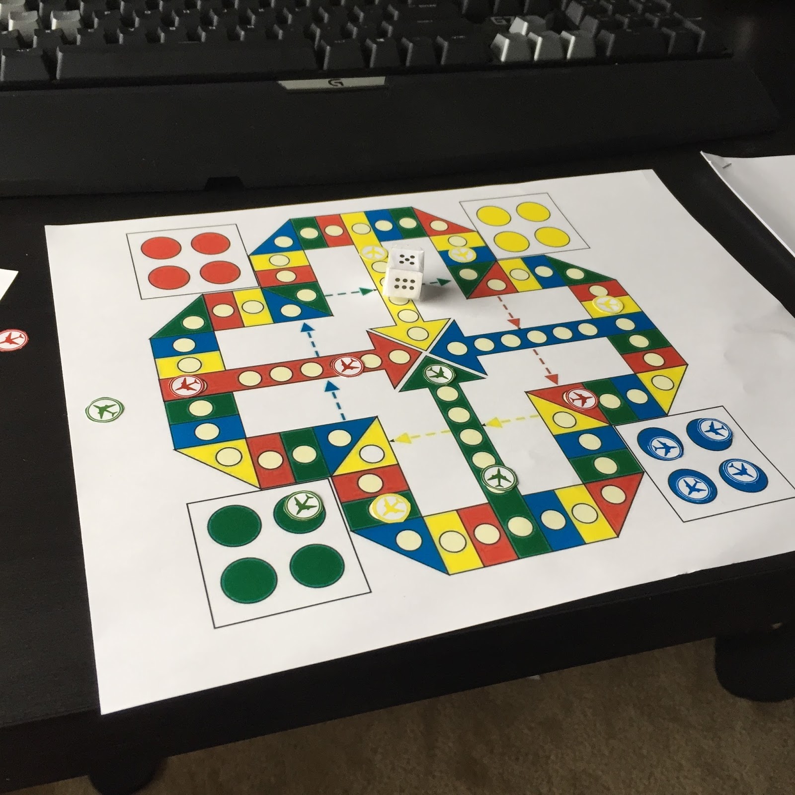 Zihan Wang's Art Process Blog: Game Deconstruction - Aeroplane Chess