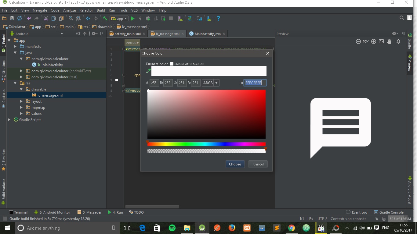 Cara menambahkan ikon di android studio tanpa download - Juanas Smith ...