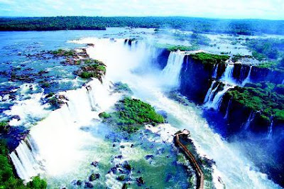 blue brazil waterfalls wallpaper | Okay Wallpaper