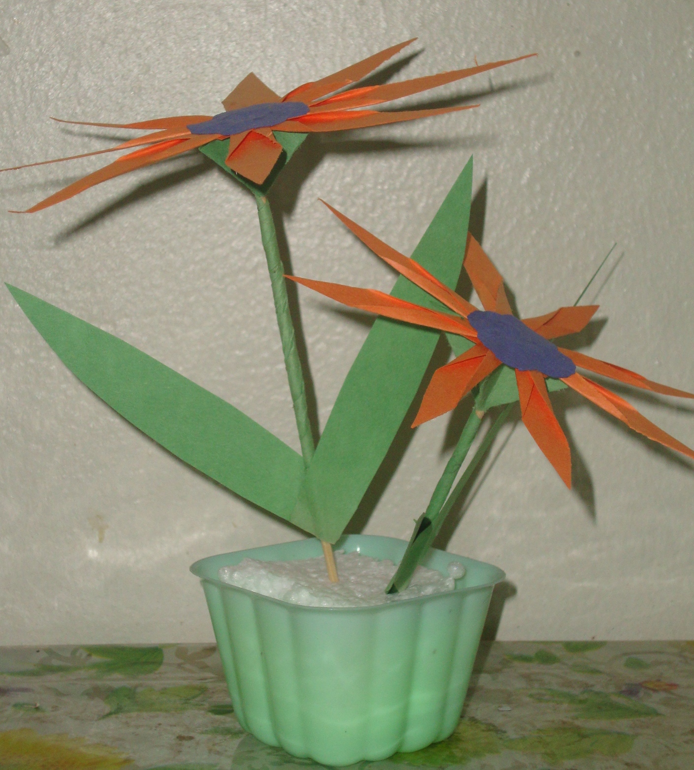 Neenu's Handmade Crafts: orange flower