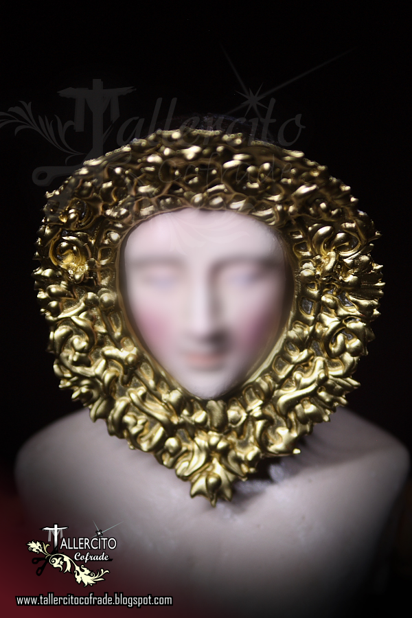 Rostrillo para Porcuna, Virgen de 35 cm