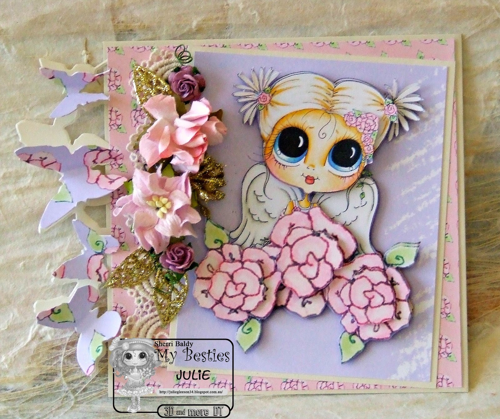 Something Beautiful By Julie: Cute Cards with My Besties Printable papers