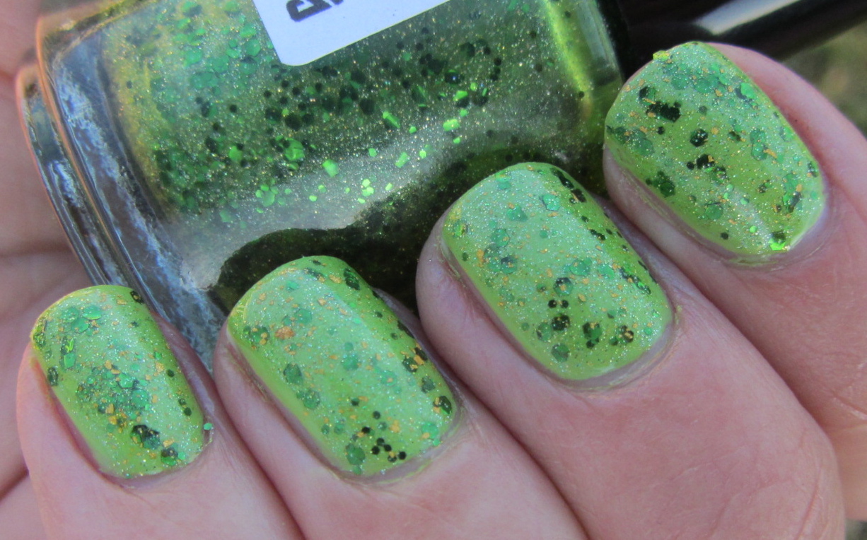 My Nail Polish Obsession: Orly Green Apple + Red Dog Designs The ...