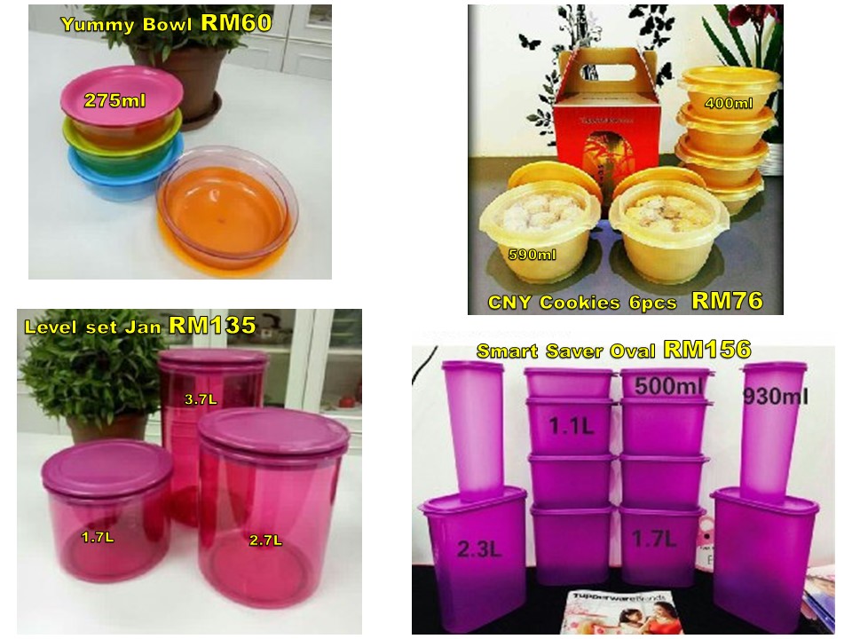 ROHAYA TUPPERWARE BRAND MALAYSIA ONLINE: CLEARANCE STOCK TUPPERWARE ...