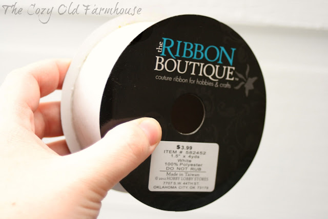 The Cozy Old "Farmhouse": Repurposed Ribbon Spool