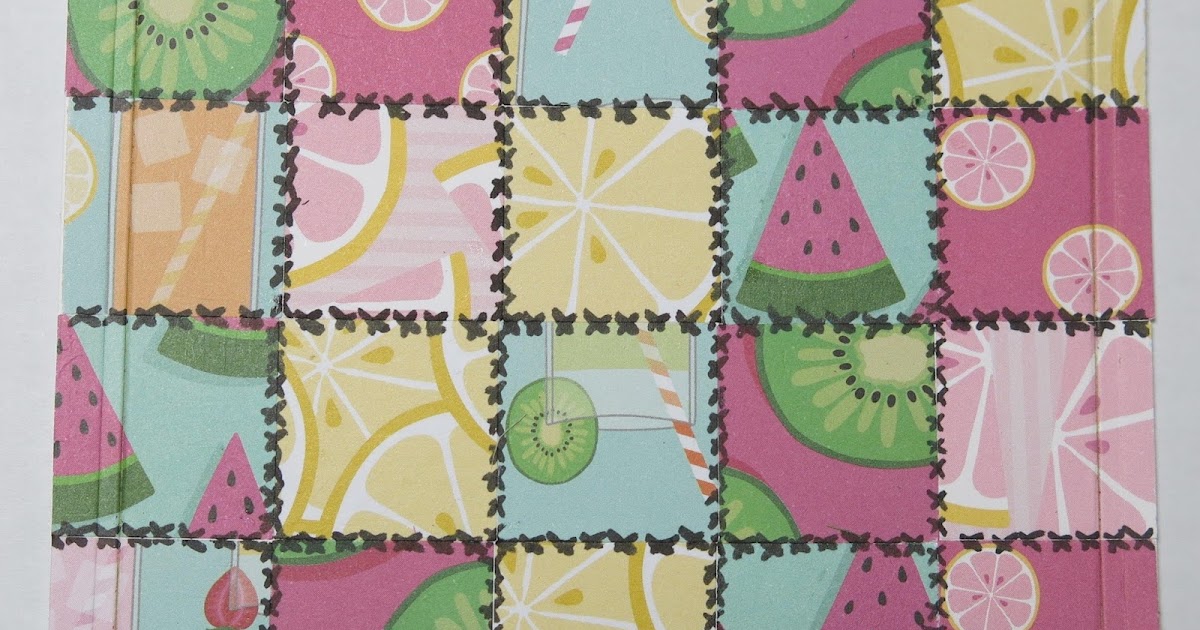 KreatesKards Journey: Slice of Life themed Faux Quilt Cards Using Fun ...