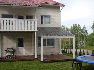 Talo Värjölä: Terassille katto, osa 2