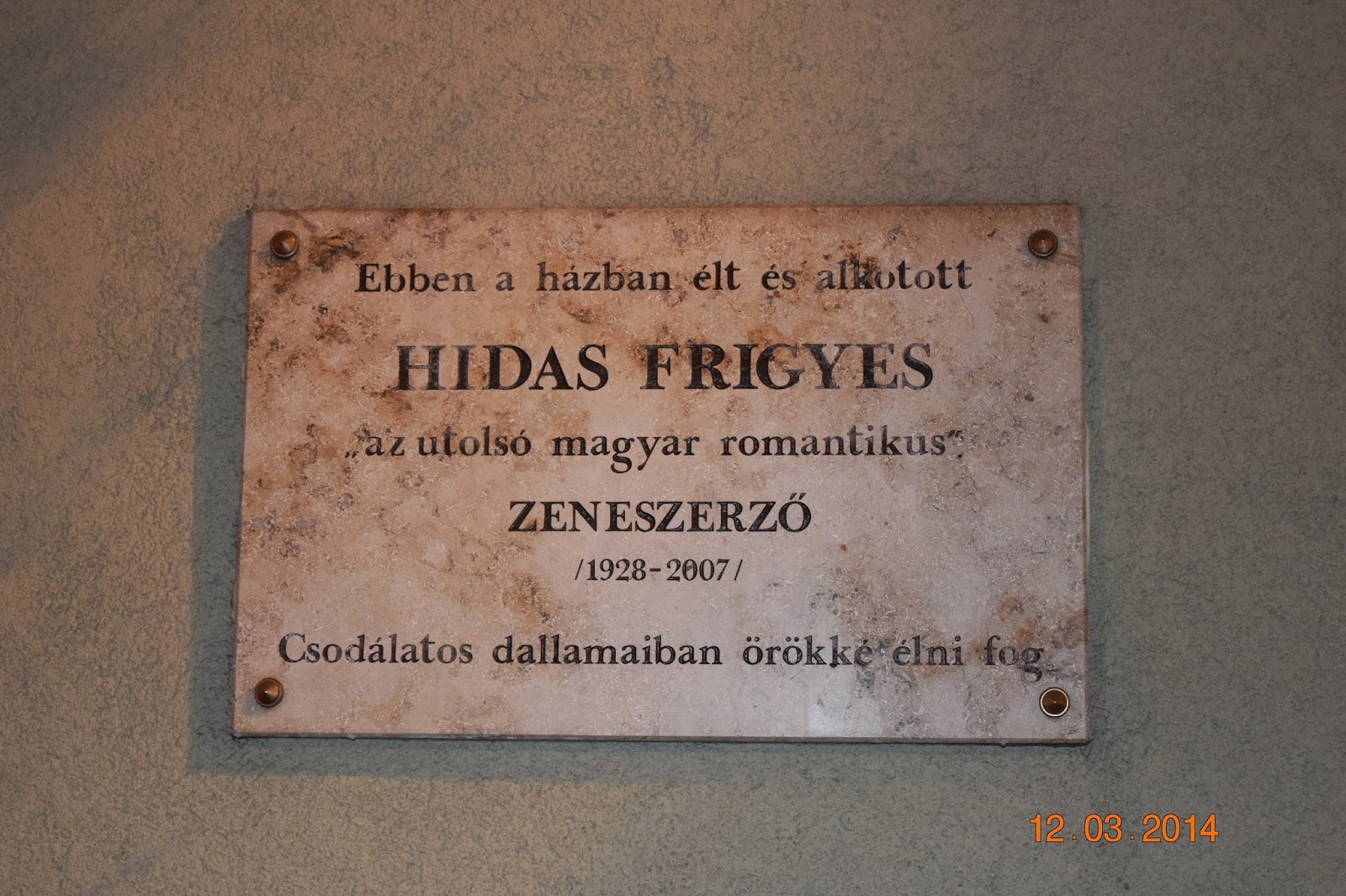 A Year in Hungary: Hidas Visit