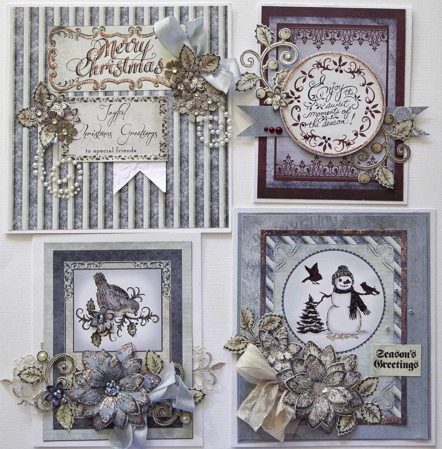 Creative Mayhem: Christmas Cards the Heartfelt Creations Way