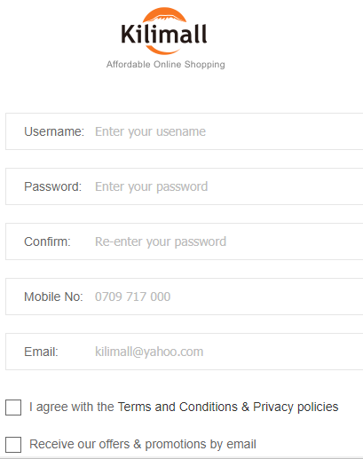 Kilimall Uganda: How To Create An Account and Shop on Kilimall Mall