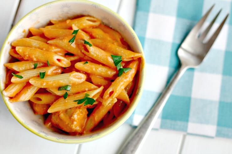 Saucy Sausage Pasta - A Cornish Food Blog | Jam and Clotted Cream