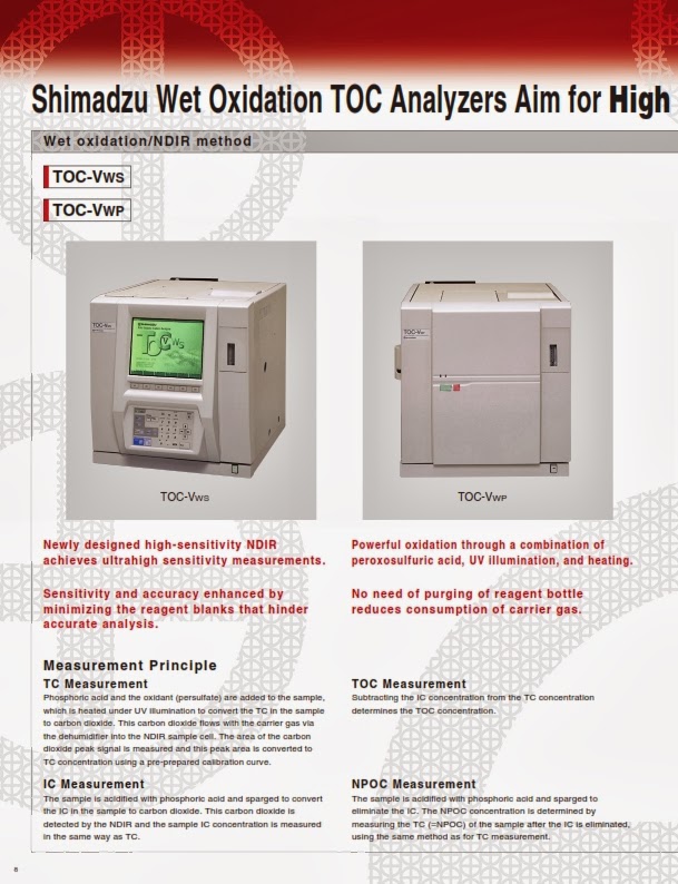Shimadzu toc-v-series ~ PASAR LABORATORIUM (Negotiable Price)