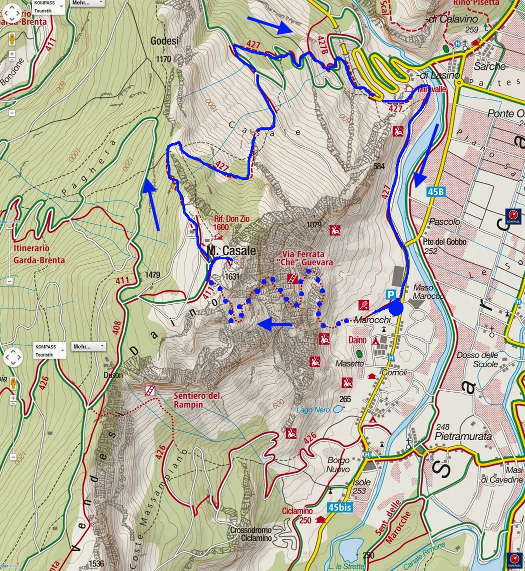 Escursionismo a 360°: Che Guevara (ritorno per Sarche) EEA