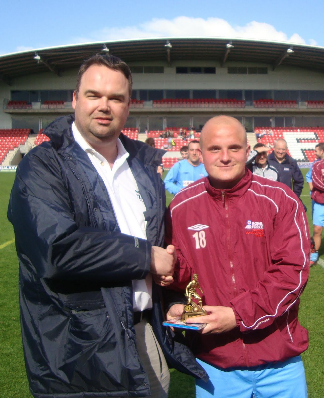 Paul & Lucy's Best Kept Secrets: Charity Football Match - Army 4 RAF 2 ...