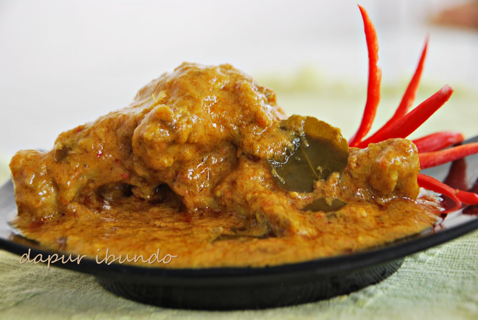 dapur ibundo: Ayam rendang kari