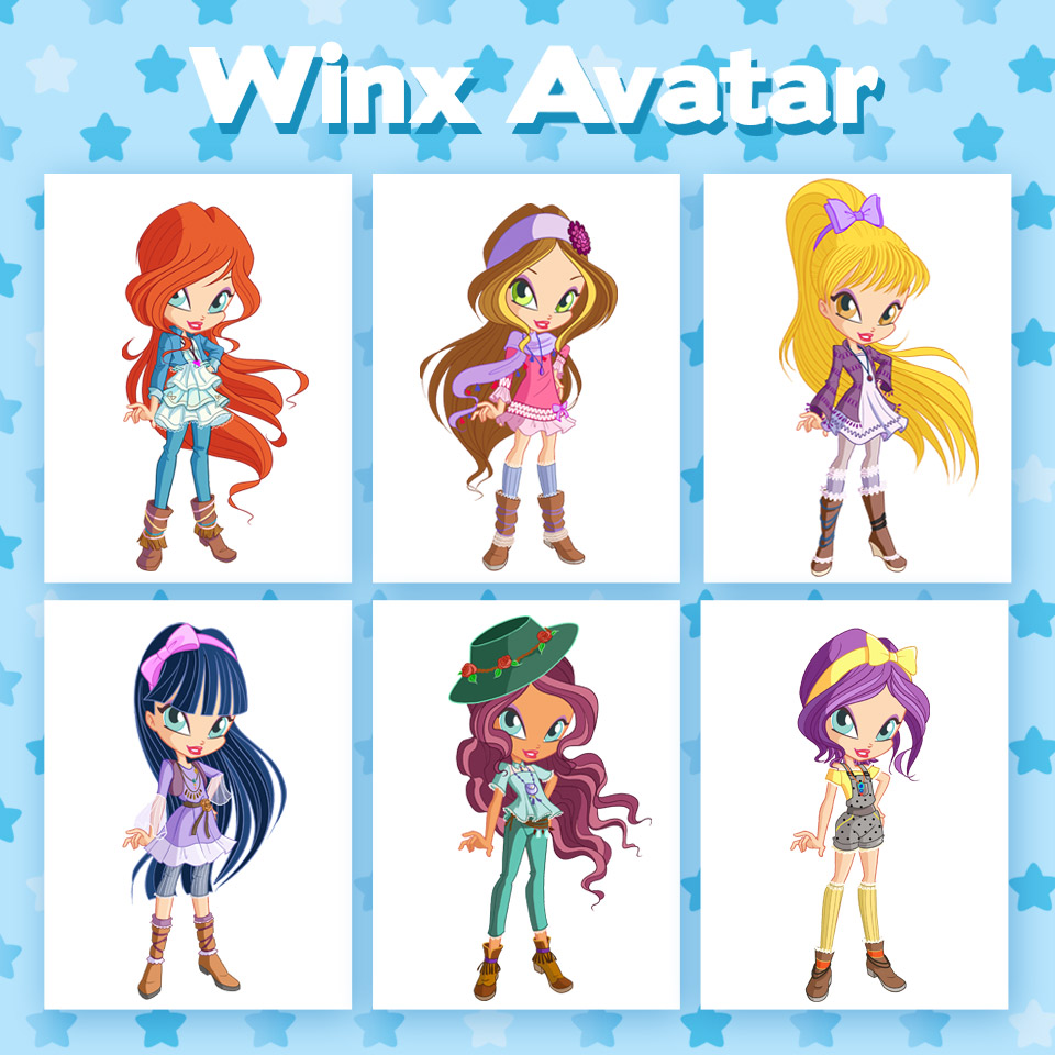 Winx Season 8 outfits for Winx Avatar - Winx Club All