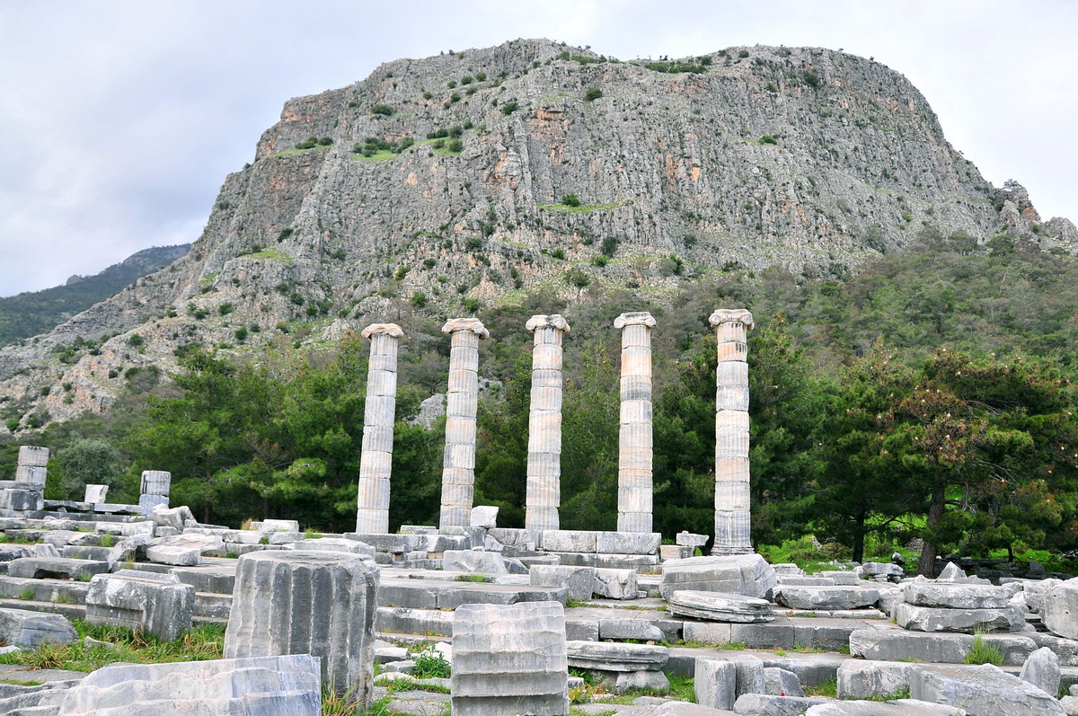 Ingeniería Romana: Priene. Ciudad de la Jonia turca.