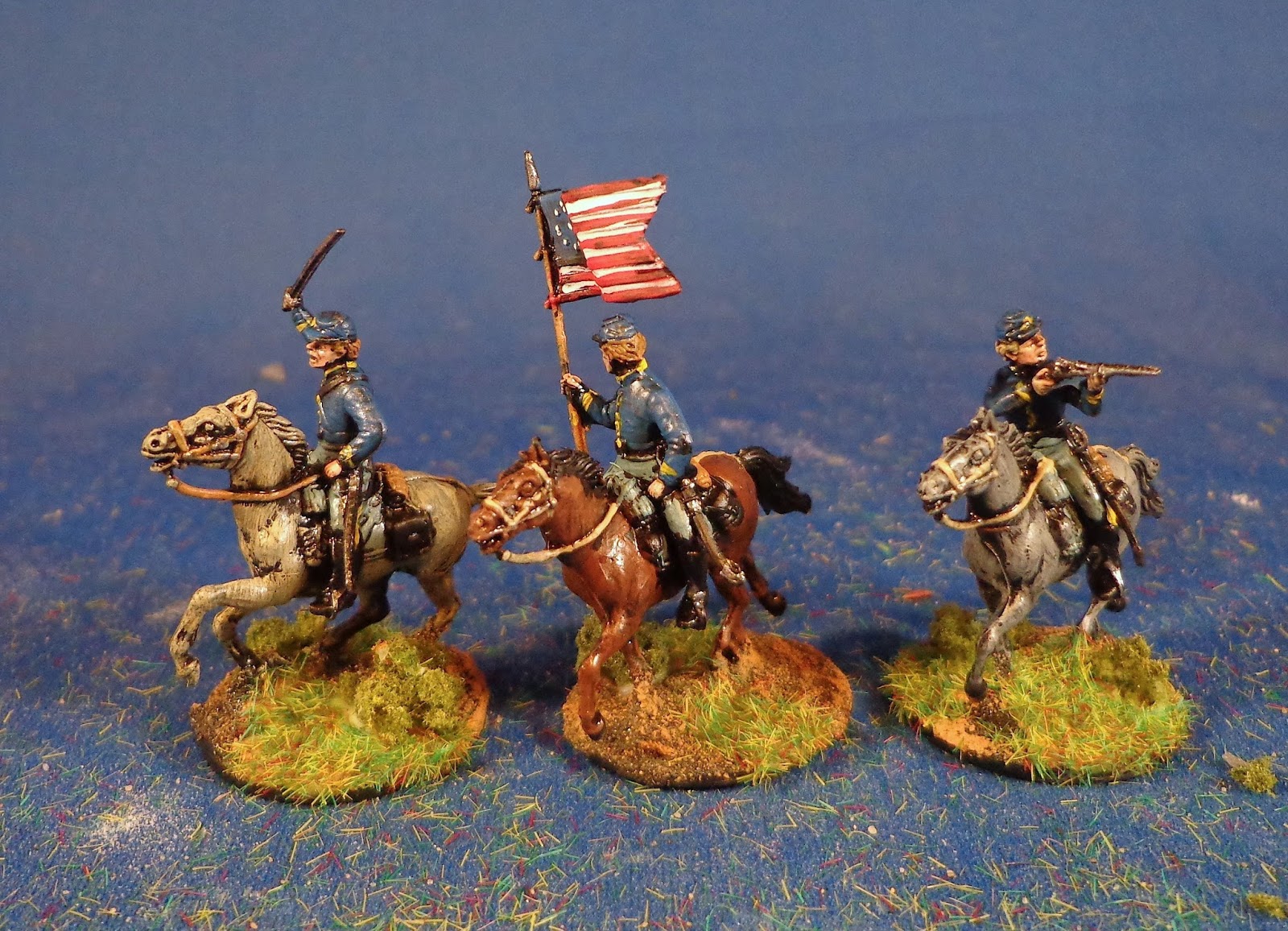 Bob's Miniature Wargaming Blog: 1/72 7th Cavalry