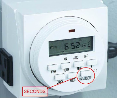 oh my clegg!: Chicago Electric Digital Timer Hack: Seconds Resolution