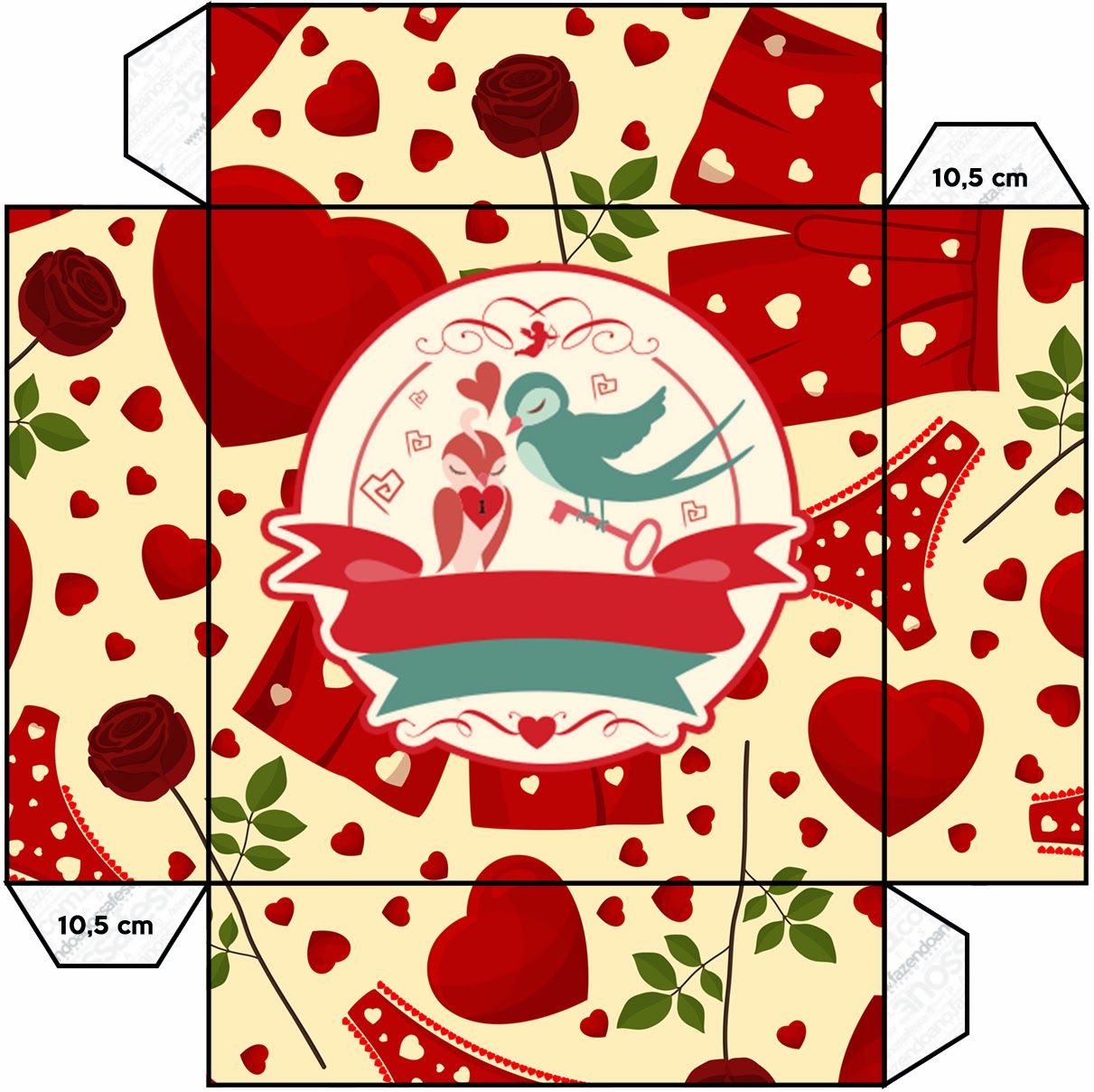 Valentine´s Birds: Free Printable Boxes. - Oh My Fiesta! in english