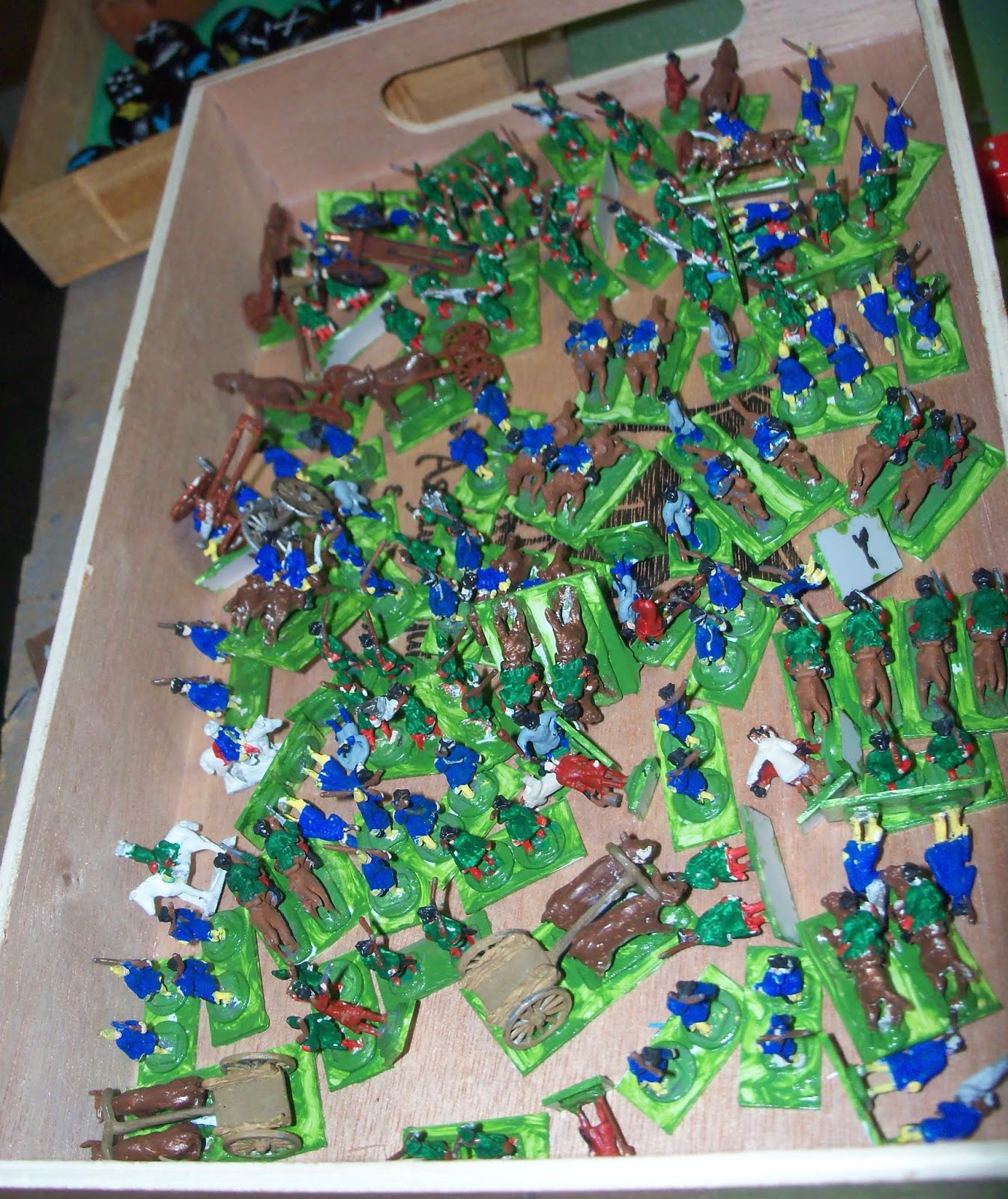 Wargame Hermit: Solo Wargaming: Rebasing Scruby N Gauge SYW Figures